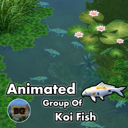 Animated Group of Koi Fish ~ Animal ~ Fish ~ Pet - Gallery - The Sims 4 ...