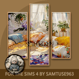 Download HQ Cozy Indoor Triptych #4 Extra B Samtuse963 - The Sims 4 Mods - CurseForge