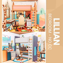 Lillian Bedroom - No CC - Files - The Sims 4 Rooms / Lots - CurseForge