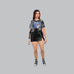 Grungy Top - The Sims 4 Create a Sim - CurseForge