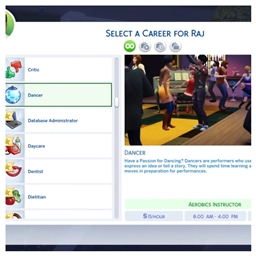 Dancer Career by kiarasims4mods Portuguese translation - The Sims 4 ...