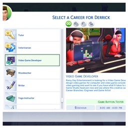 Game Developer Career by kiarasims4mods Portuguese Translation - The ...