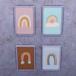 Rainbow paintings - The Sims 4 Build / Buy - CurseForge
