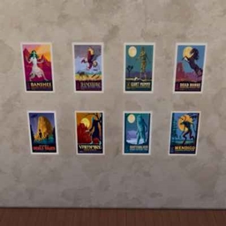 Color cryptids posters - Files - The Sims 4 Build / Buy - CurseForge