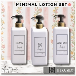 Minimal Antigue lotion - set - File - The Sims 4 Build / Buy - CurseForge