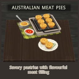 Australian Meat Pies - Files - The Sims 4 Mods - CurseForge