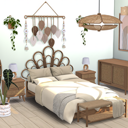 Comiko - Boho Bedroom Set - The Sims 4 Build / Buy - CurseForge