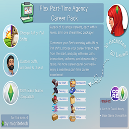FLEX PART-TIME AGENCY CAREER PACK By midnitetech / Translated to ...