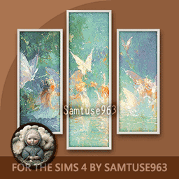 Download Abstract Fairy Triptych #1 Extra B Samtuse963 - The Sims 4 Mods - CurseForge