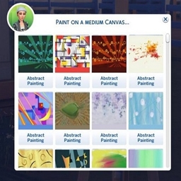 CHOOSE PAINTING STYLE (TEXTURE) MOD By LittleMsSam / Translated to ...