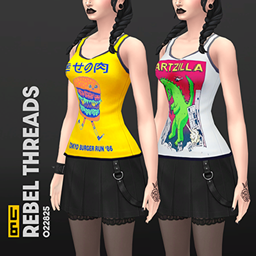 Rebel Threads - Gallery - The Sims 4 Create a Sim - CurseForge