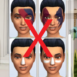 Base game face paint hider - The Sims 4 Create a Sim - CurseForge