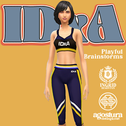 IDxA Activewear Erin - The Sims 4 Create a Sim - CurseForge