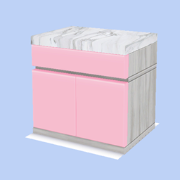 Groovy's Marble Countertop: Pink & Gray - The Sims 4 Build / Buy ...