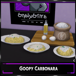 Custom Recipe: Goopy Carbonara - Files - The Sims 4 Mods - CurseForge