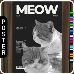 🖼️ [ESI] Meow (Poster) - The Sims 4 Build / Buy - CurseForge