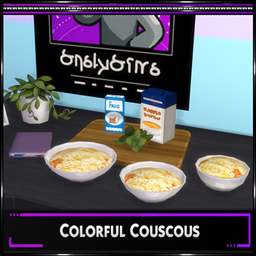 Custom Recipe: Colorful Couscous - The Sims 4 Mods - CurseForge