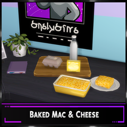 Custom Recipe: Baked Mac & Cheese - The Sims 4 Mods - CurseForge
