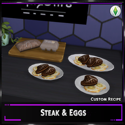 Custom Recipe: Steak & Eggs - The Sims 4 Mods - CurseForge