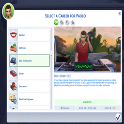 DJ Career By kiarasims4mods / Translated to Spanish by dokimtz - The ...
