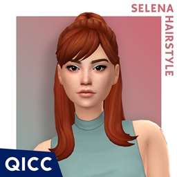 QICC - Selena Hair - The Sims 4 Create a Sim - CurseForge