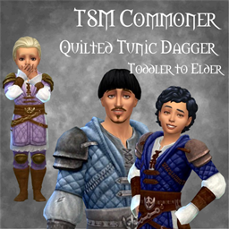 TSM Commoner Quilted Tunic Dagger - Files - The Sims 4 Create a Sim ...
