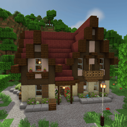 Half-Timbered House #3 - Minecraft Worlds - CurseForge