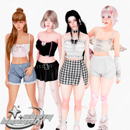 COQUETTE TANK TOPS MINI COLLECTION - The Sims 4 Create a Sim - CurseForge