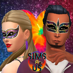 Mardi Gras Facepainted Masks, AF and AM - Gallery - The Sims 4 Create a ...
