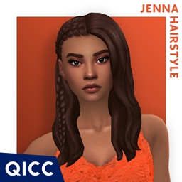 QICC - Jenna Hair - Gallery - The Sims 4 Create a Sim - CurseForge