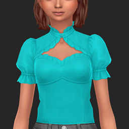 Life & Death Longer Keyhole Top - The Sims 4 Create a Sim - CurseForge