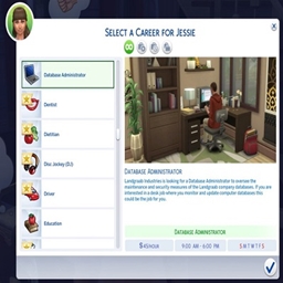 Database Administrator Career por kiarasims4mods / Translated to ...