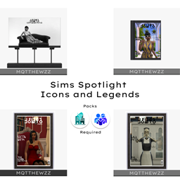 Sims Spotlight Icons and Legends - The Sims 4 Build / Buy - CurseForge
