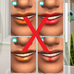 Get to work lipsticks hider - The Sims 4 Create a Sim - CurseForge