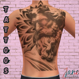 Tattoos by Jane TJ055 - Basegame compatilbe - File - The Sims 4 Create ...