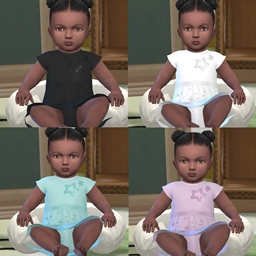 Base Game Infant Dress Recolor - Gallery - The Sims 4 Create a Sim ...