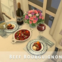 Carne de res a la Bourguignon de Oni Traducido al español by LizzySims - The Sims 4 Translations ...