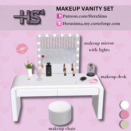 Makeup vanity - set - The Sims 4 Build / Buy - CurseForge