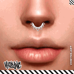 [VHSync] Lotus septum piercing - The Sims 4 Create a Sim - CurseForge