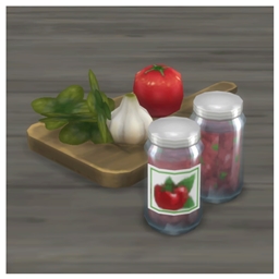 Tomato and Basil Sauce by BrazenLotus Spanish translation - The Sims 4 ...