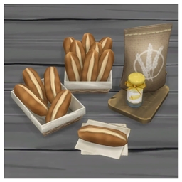 Wheat Rolls by BrazenLotus Spanish translation - Files - The Sims 4 ...