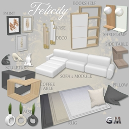 GM_FELICITY SET_LIVING ROOM - Gallery - The Sims 4 Build / Buy - CurseForge
