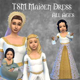 TSM Maiden Dress All Ages - The Sims 4 Create a Sim - CurseForge