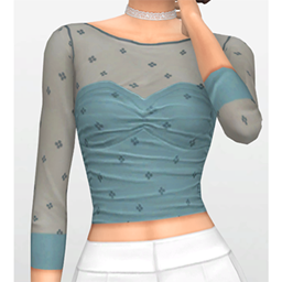 Mesh Layered Top (Caiocc) - Gallery - The Sims 4 Create a Sim - CurseForge