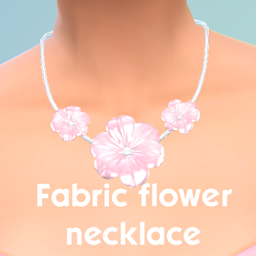 Fabric flower necklace - The Sims 4 Create a Sim - CurseForge