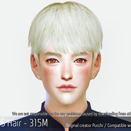 Korean Hair 315M - The Sims 4 Create a Sim - CurseForge