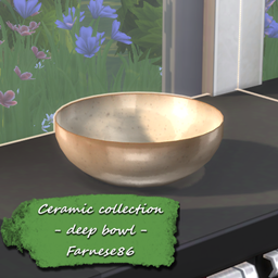Ceramic collection - deep bowl - The Sims 4 Build / Buy - CurseForge
