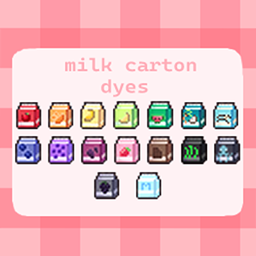 Milk Carton Dyes - Minecraft Resource Packs - CurseForge