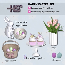 Happy easter - set - The Sims 4 Build / Buy - CurseForge