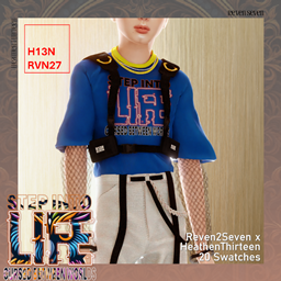Child's CyberWear Tactical Vest Fishnet Graphic Shirt - The Sims 4 ...